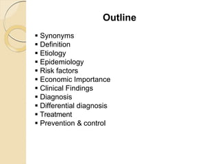 Dermatophilosis | PPTX
