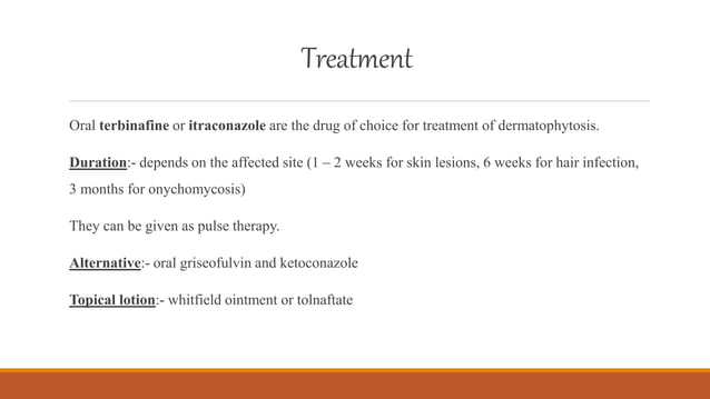 Dermatophytes | PPTX | Skin and Dermatology | Diseases and Conditions