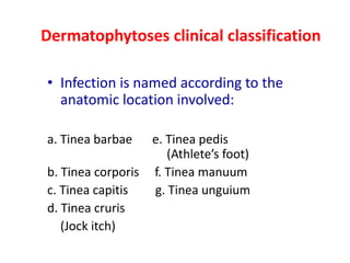 Dermatophytosis, raghu | PPTX