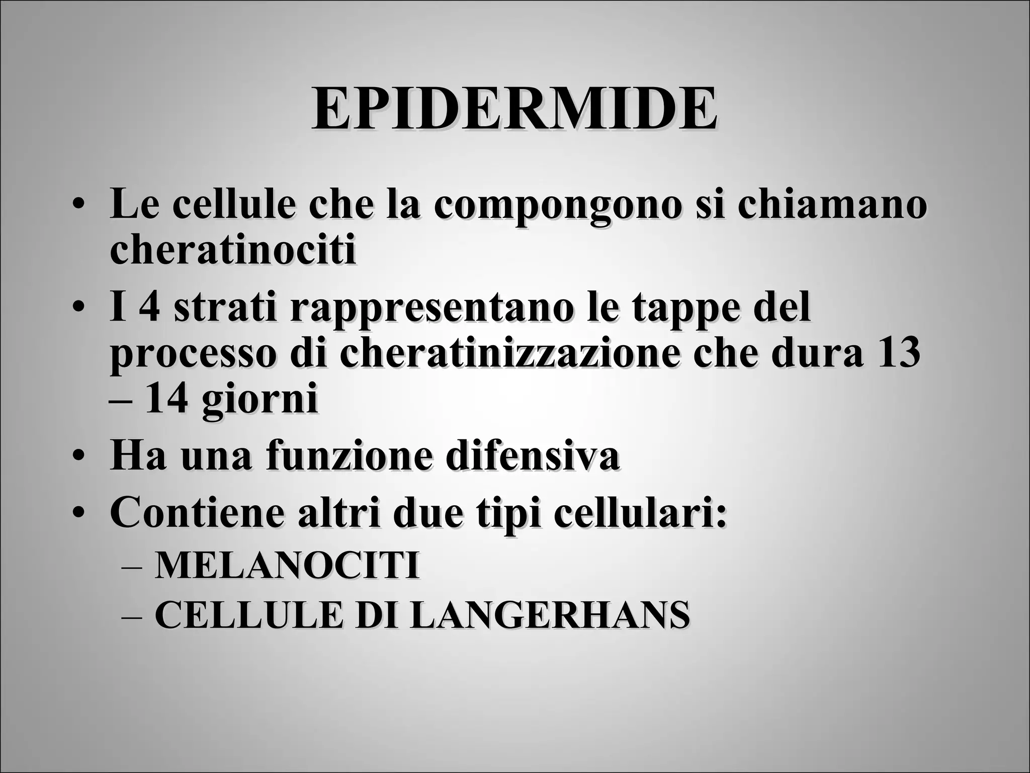 Dermatoscopia e Osservazione Epidermide | PPT