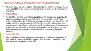 Dermatoses associated with pregnancy | PPT