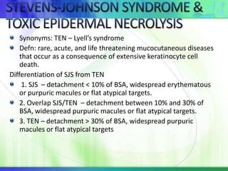dermatological emergencies | PPTX