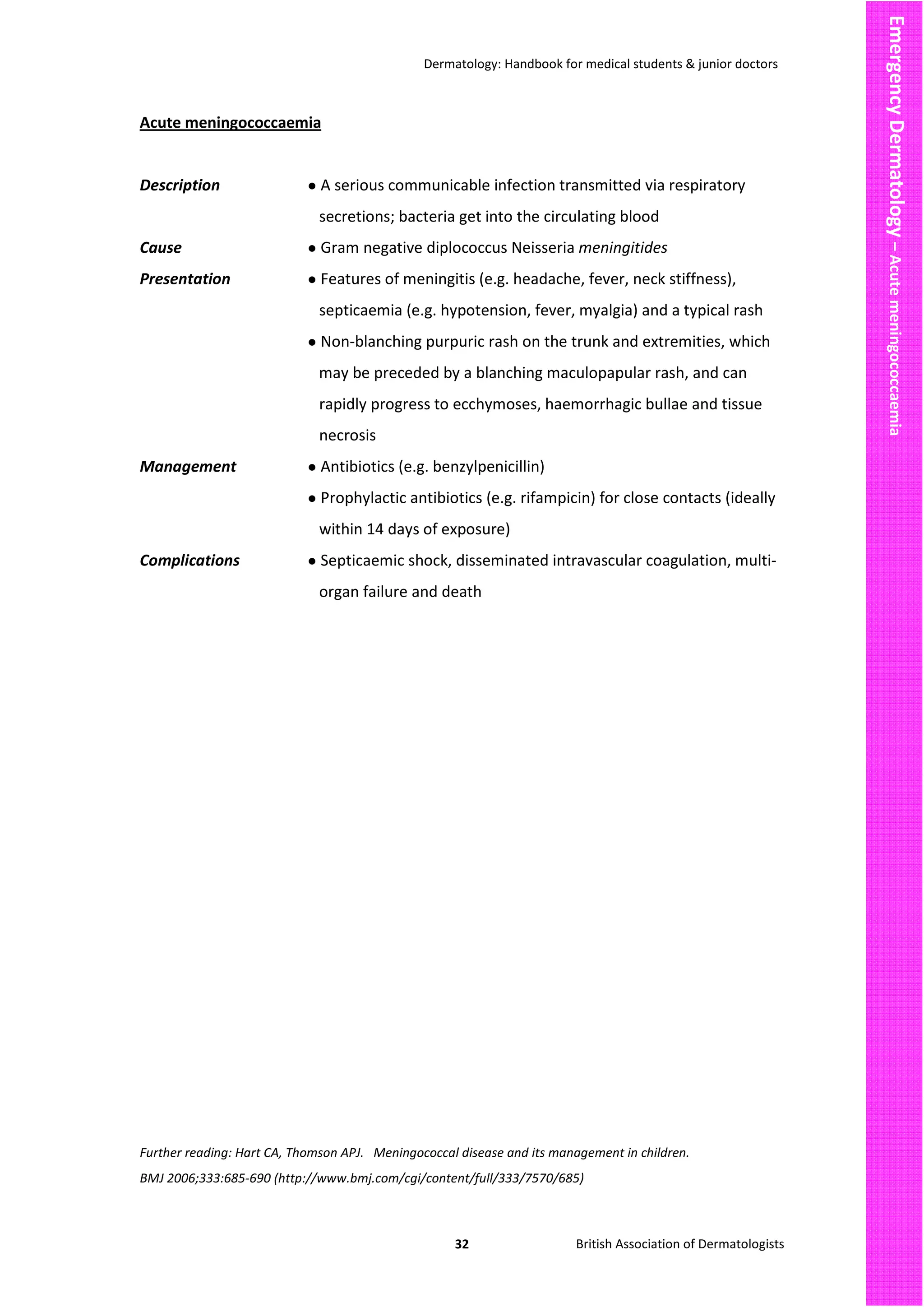 Derm handbook for medical students and junior doctors 2010 | PDF