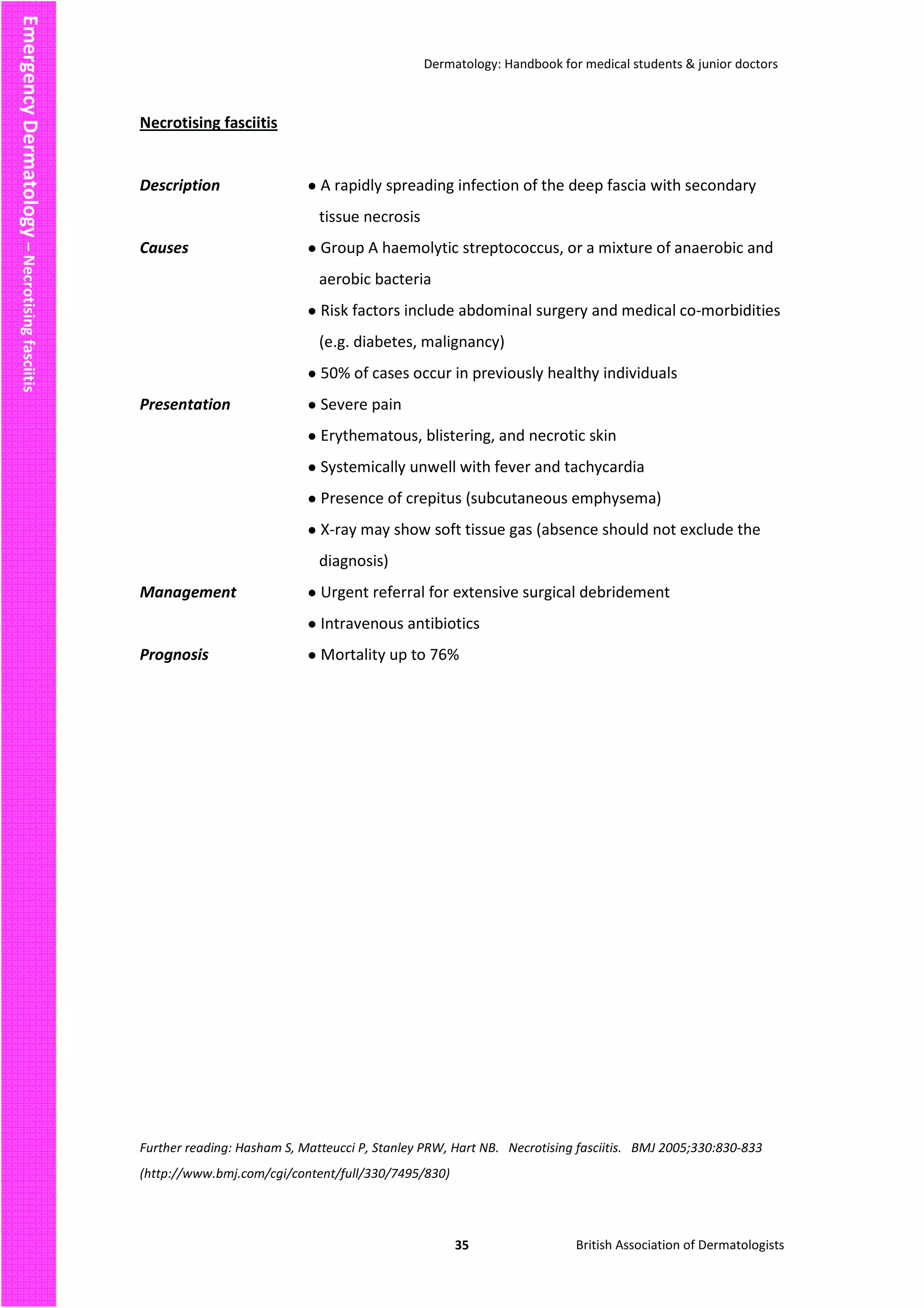 Derm handbook for medical students and junior doctors 2010 | PDF