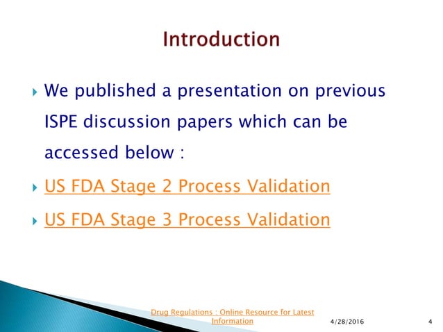 US FDA - EU Process Validation : Determination of Number of PPQ Batches ...