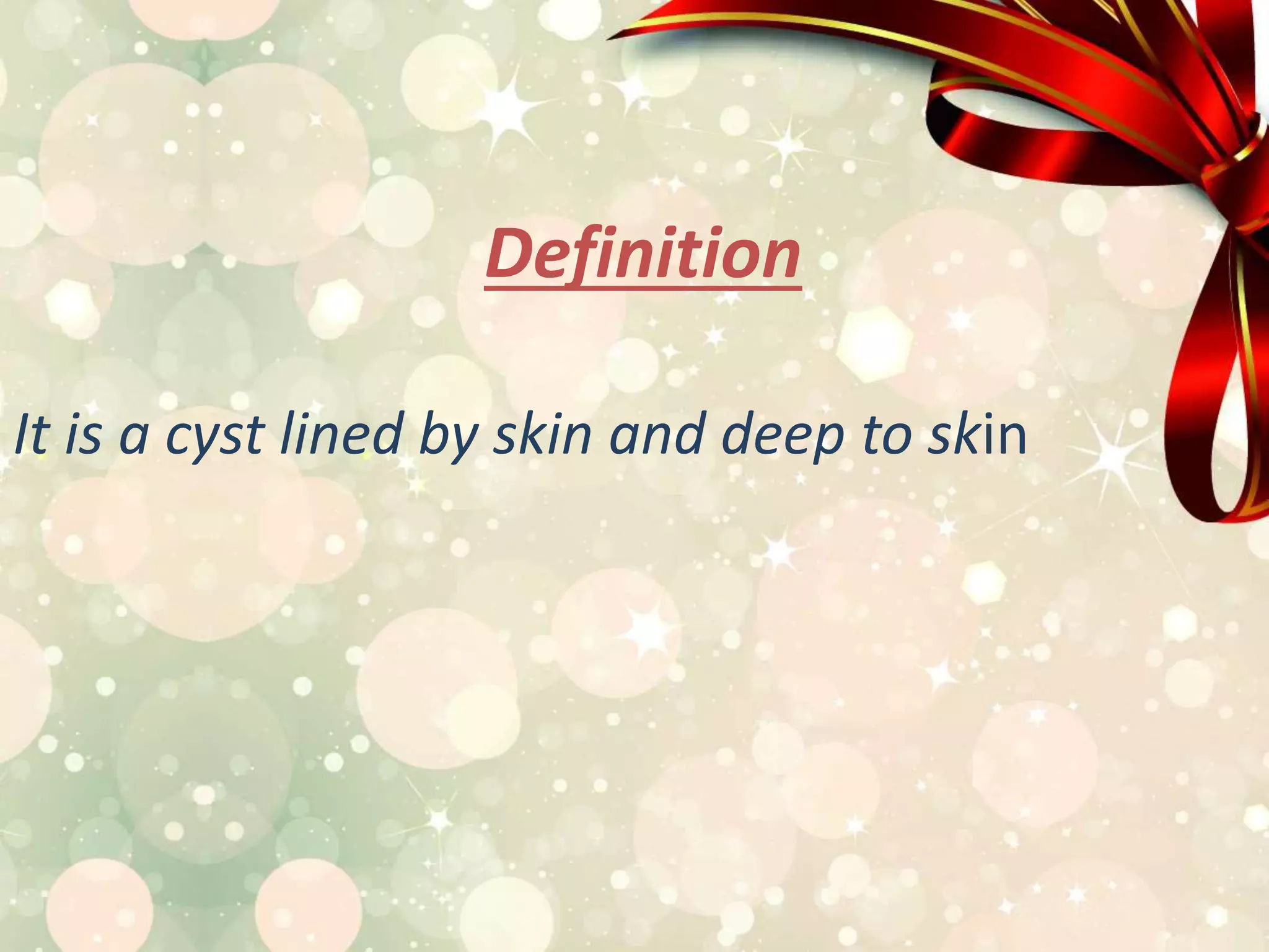 Dermoid cyst by momen | PPTX