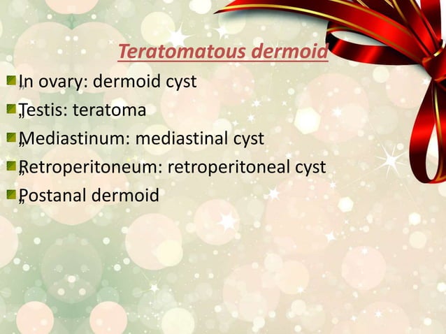 Dermoid cyst by momen | PPTX
