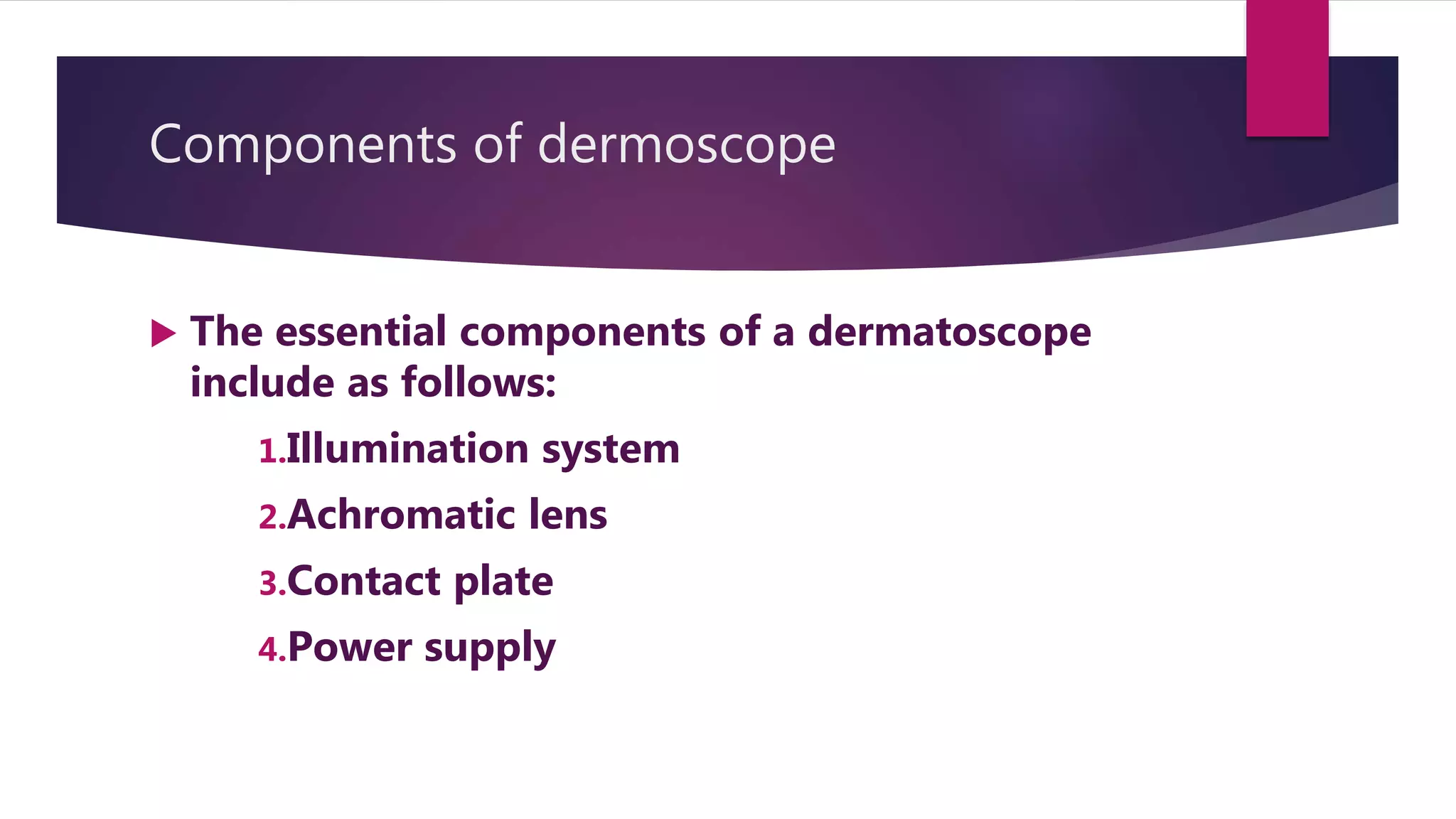 Dermoscopy an overview | PPTX | Skin and Dermatology | Diseases and ...