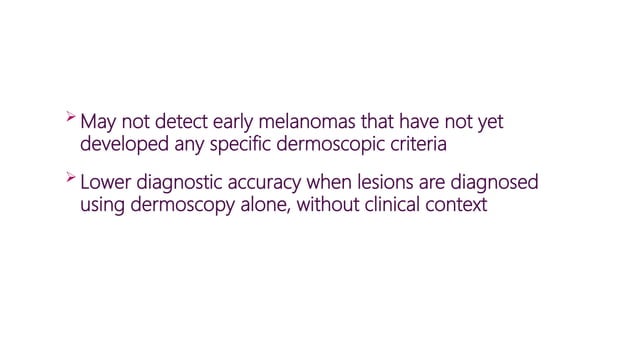 Dermoscopy an overview | PPTX | Skin and Dermatology | Diseases and ...