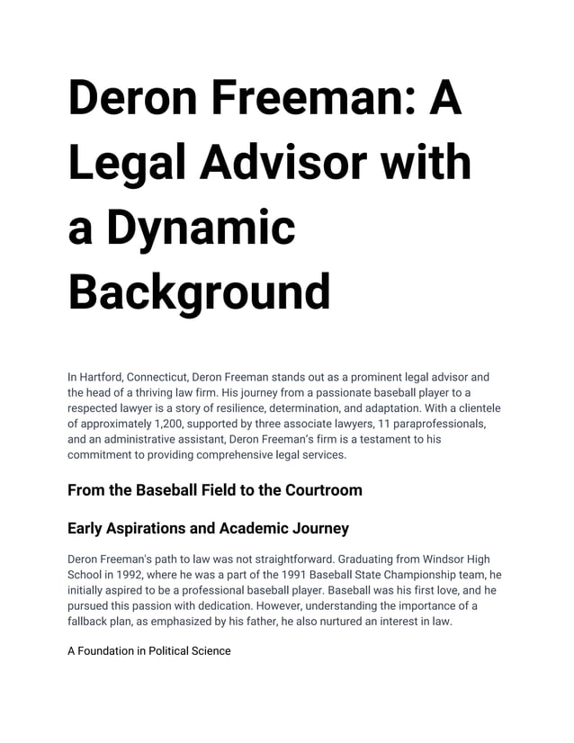 Deron Freeman_ A Legal Advisor with a Dynamic Background.docx