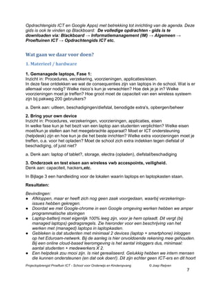 De roze wolk (projectplan & toolbox) | PDF