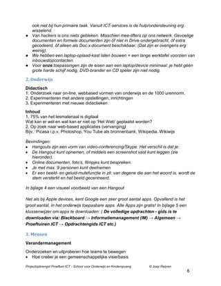 De roze wolk (projectplan & toolbox) | PDF