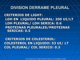 Derrame pleural | PPT