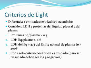 Derrame pleural Semiologia | PPTX