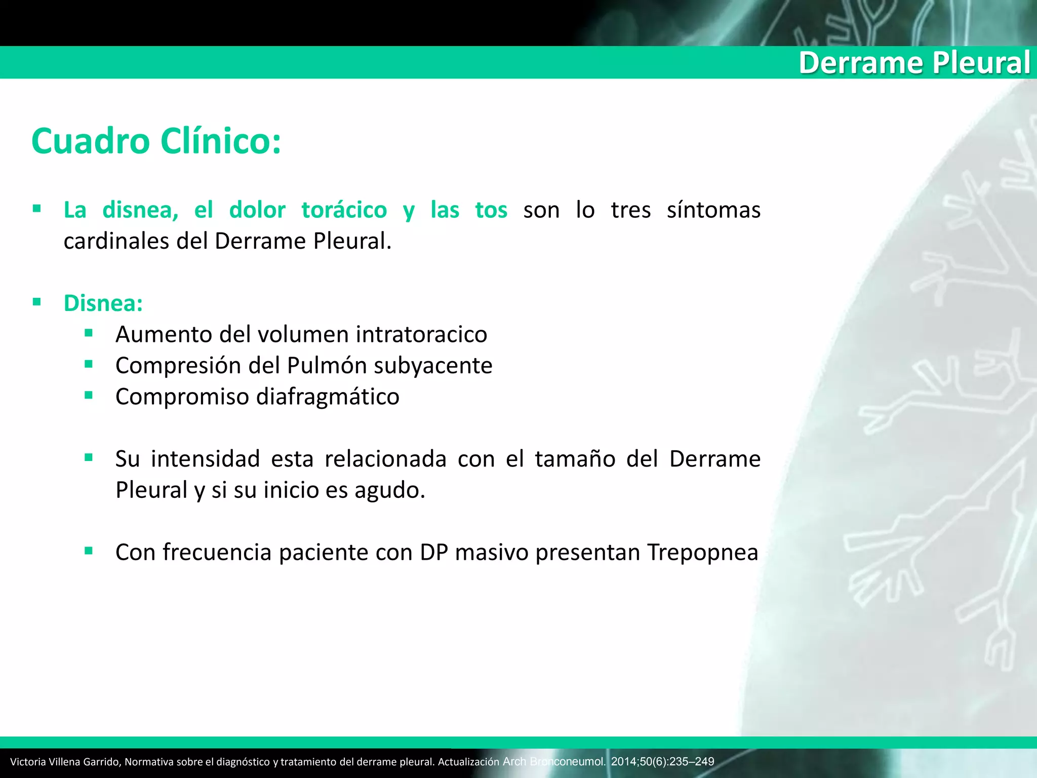 Derrame pleural | PDF
