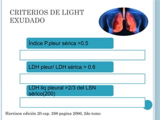 DERRAME PLEURAL.pptx material de estudio | PPTX