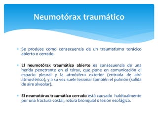 Derrame pleural y neumotorax 2018, Universidad Mayor de San Simon ...