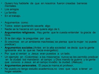 Derribando Argumentos | PPT