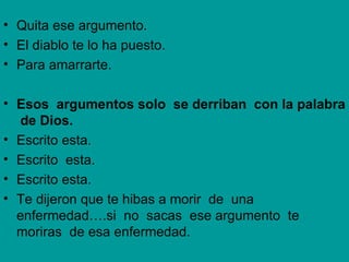 Derribando Argumentos | PPT