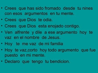 Derribando Argumentos | PPT