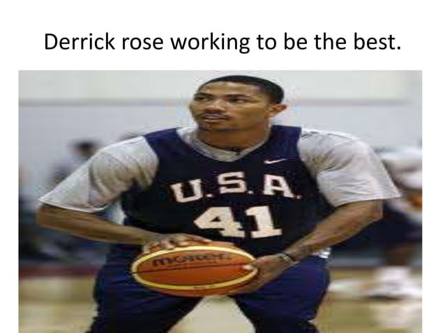 Derrick rose | PPTX