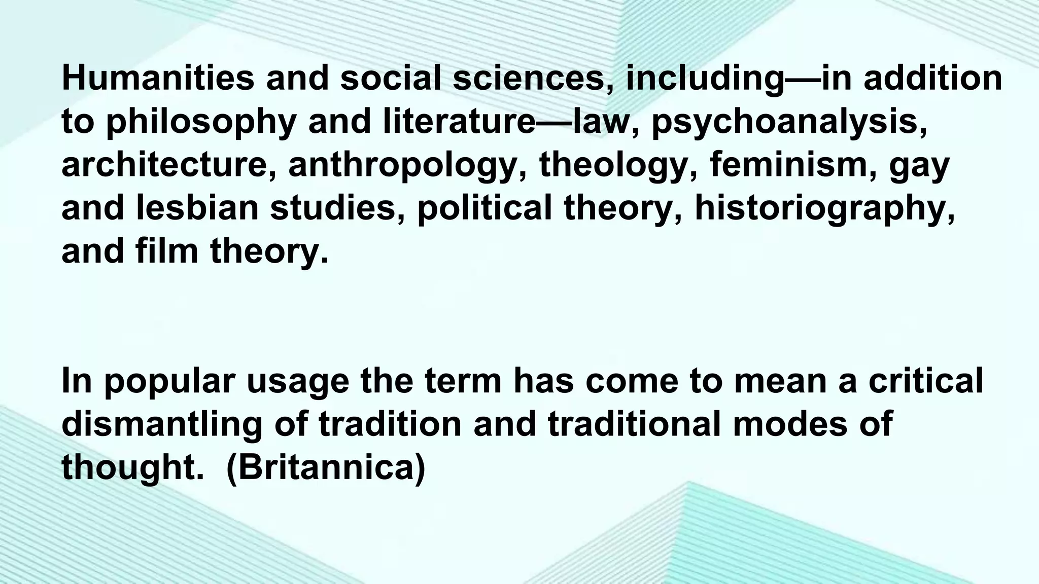 Explanation of deconstruction with several examples | PPTX