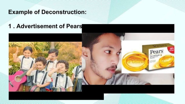 Explanation of deconstruction with several examples | PPT