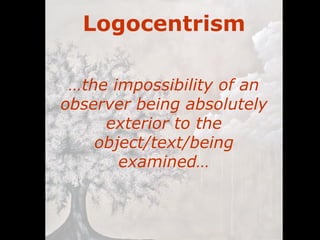 Derrida Presentation 1 | PPT