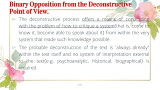 Structure, sign and play in Discourse of Human Sciences Jacques Derrida | PPTX
