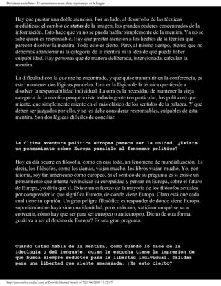 Derrida, Jacques El Pensamiento Es Un Alma Cuyo Cuerpo Es La Lengua | PDF