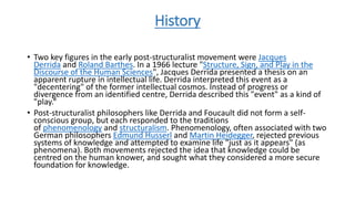 Derrida’s post structuralism | PPTX