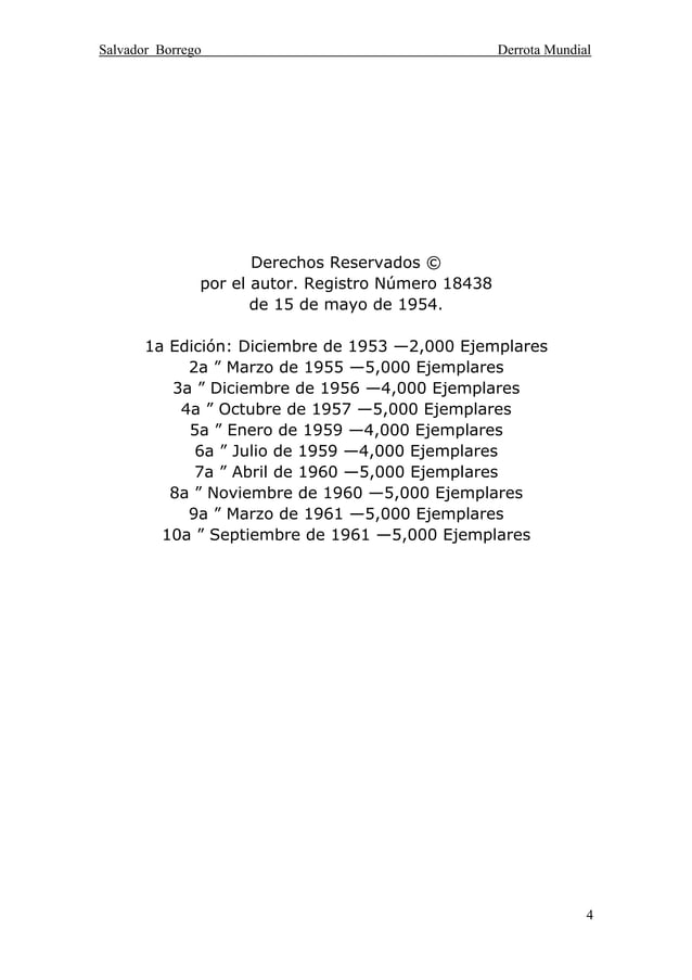 Derrota mundial-salvador-borrego | PDF