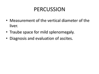 Abdominal Examination | PPTX