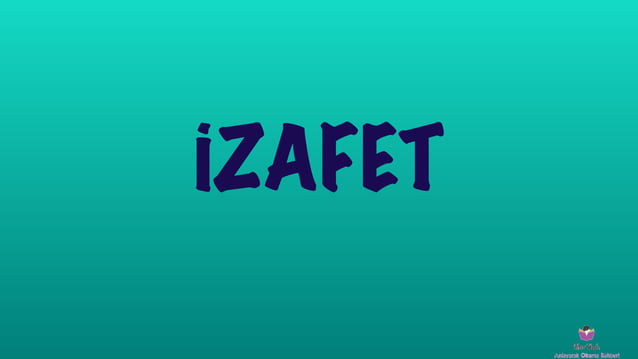 Arabic grammar. Beginner level-Idafa noun +noun | PPT