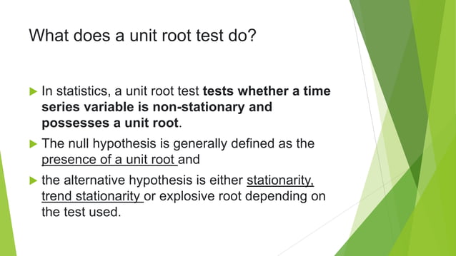 ders 3.3 Unit root testing section 3 .pptx | Stocks and Bonds ...