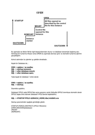 Oracle Mimarisi "Orneklerle Oracle 11g R2 ve Genel kavramlar isimli KItabdan" | DOC