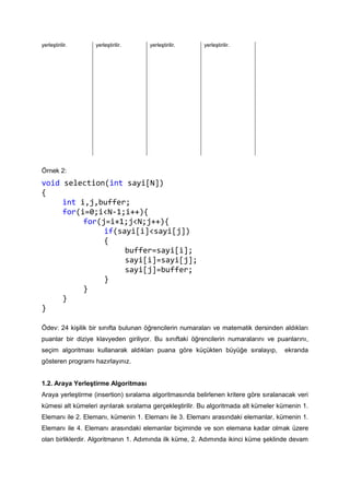 Ders notları 2 | PDF
