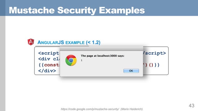 Securing your AngularJS Application | PPT