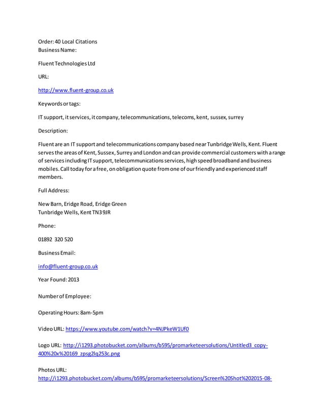 Fluent Technologies Ltd | PDF