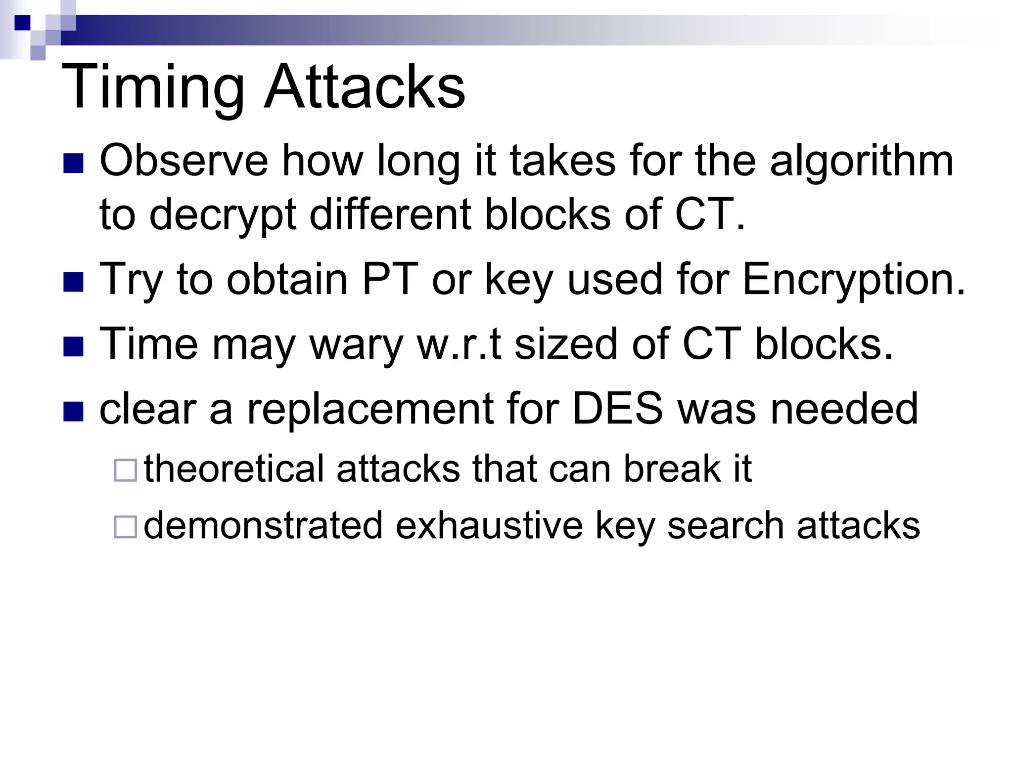 Data Encryption standard in cryptography | PPTX