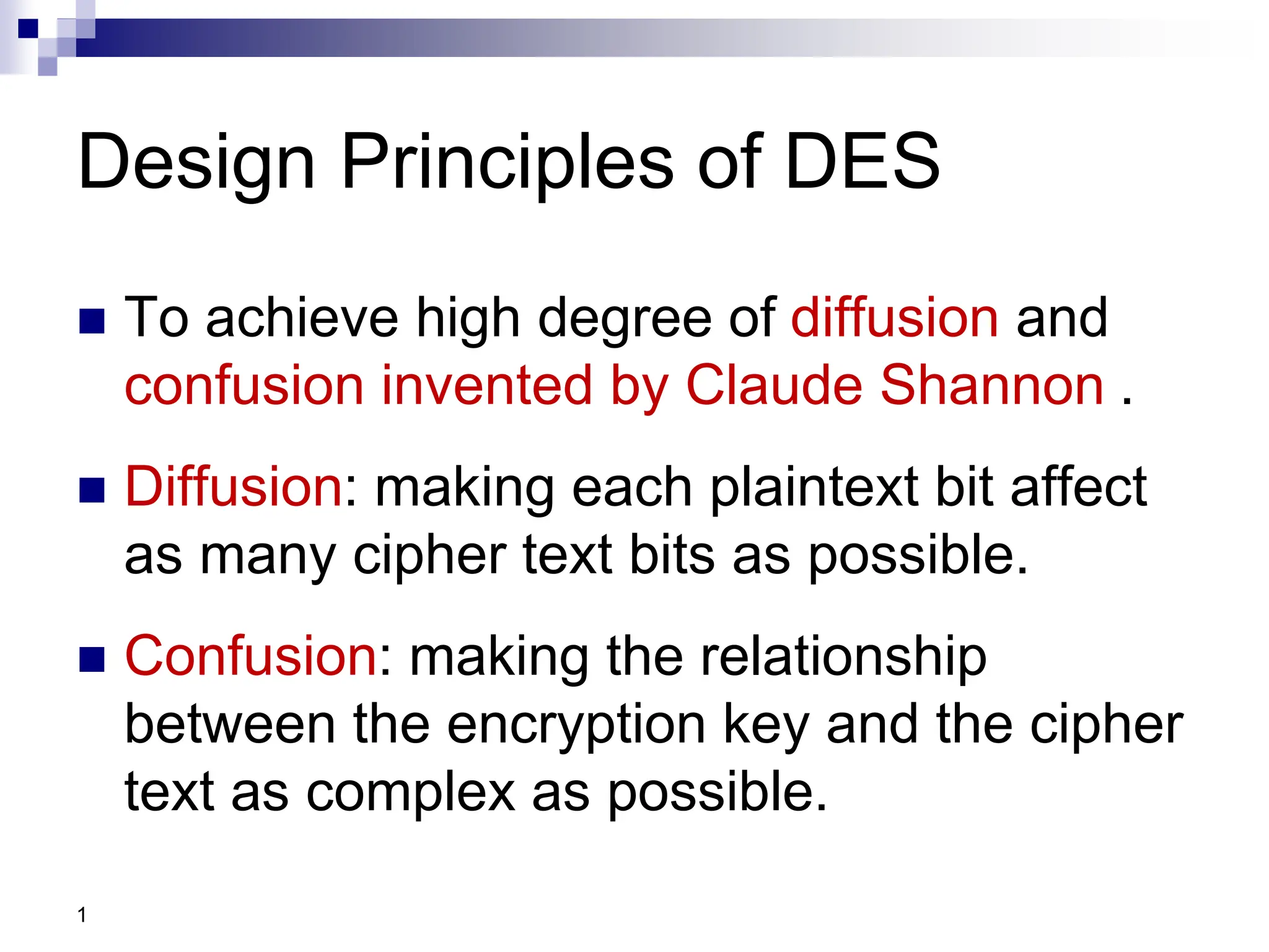 Data Encryption standard in cryptography | PPTX