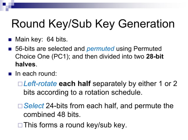 Data Encryption standard in cryptography | PPT