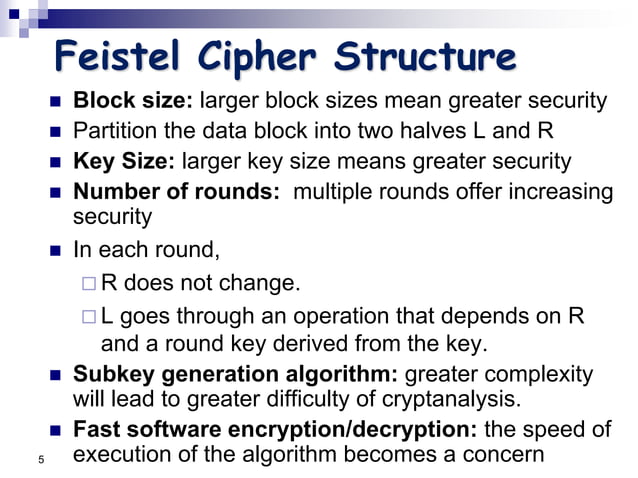 Data Encryption standard in cryptography | PPTX