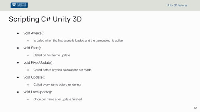 Introduction to Unity | PPTX | 3-D Graphics | Computer Software and ...