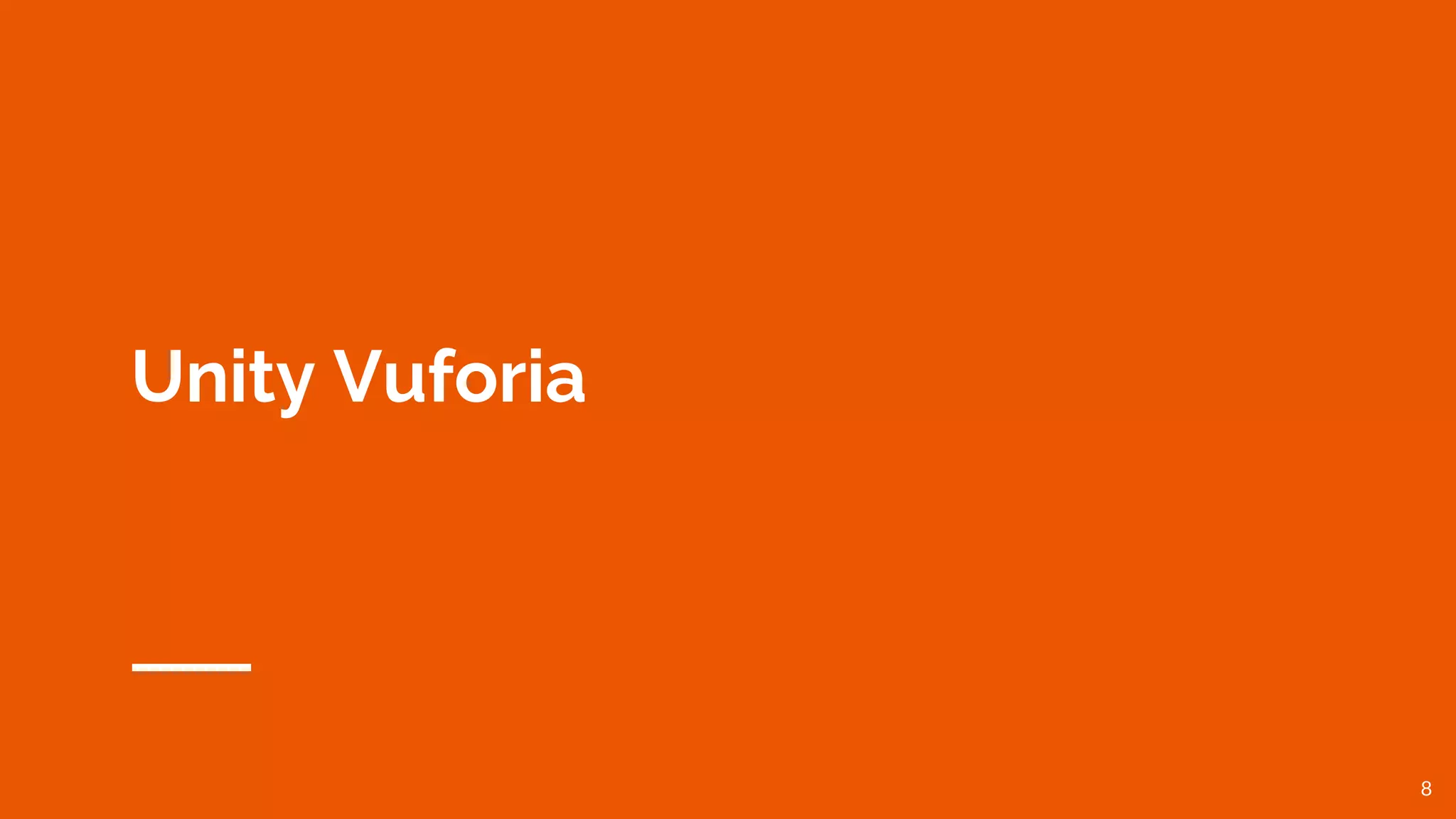 Introduction to Unity and Vuforia for Augmented reality and image tracking | PPT