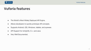 Introduction to Unity and Vuforia for Augmented reality and image ...