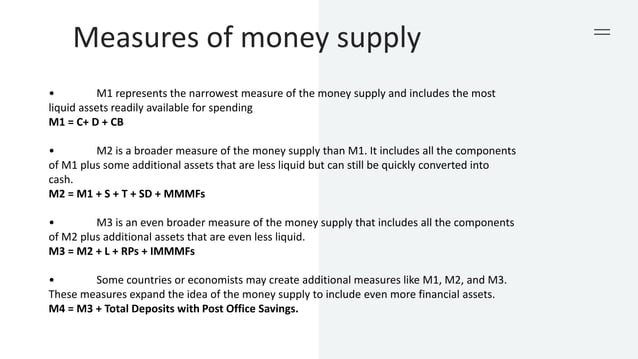 Determinants of Money Supply and Noney Multiplayer Process | PPT