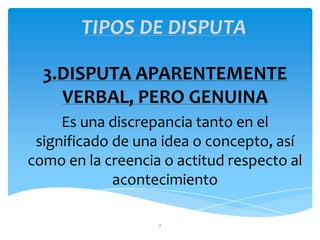 Desacuerdos definición | PPTX