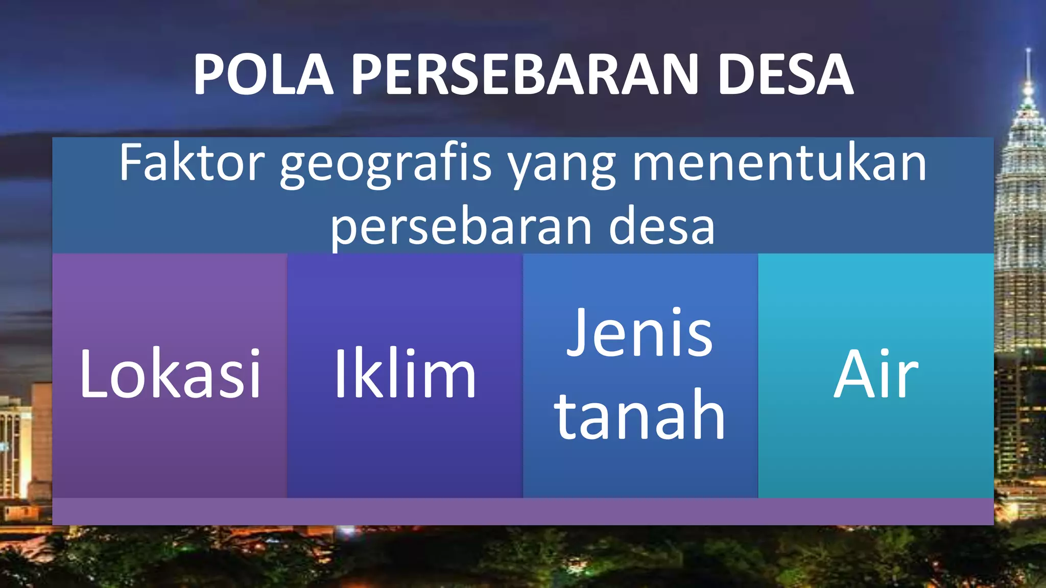 Struktur Keruangan dan Perkembangan Desa | PPTX