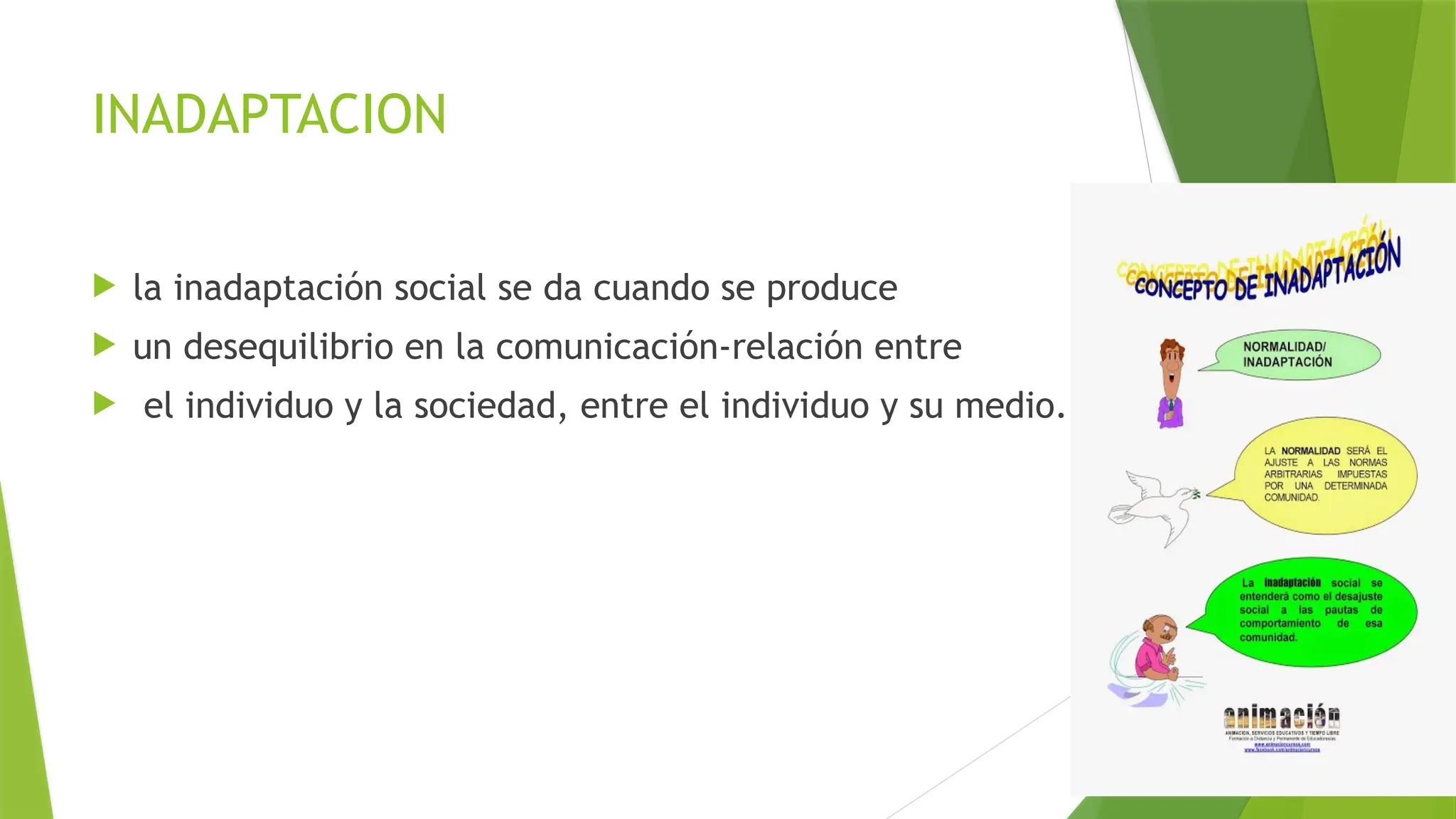 DESADAPTACION SOCIAL PSICOLOGIA UNIVERSIDAD | PPTX | Science